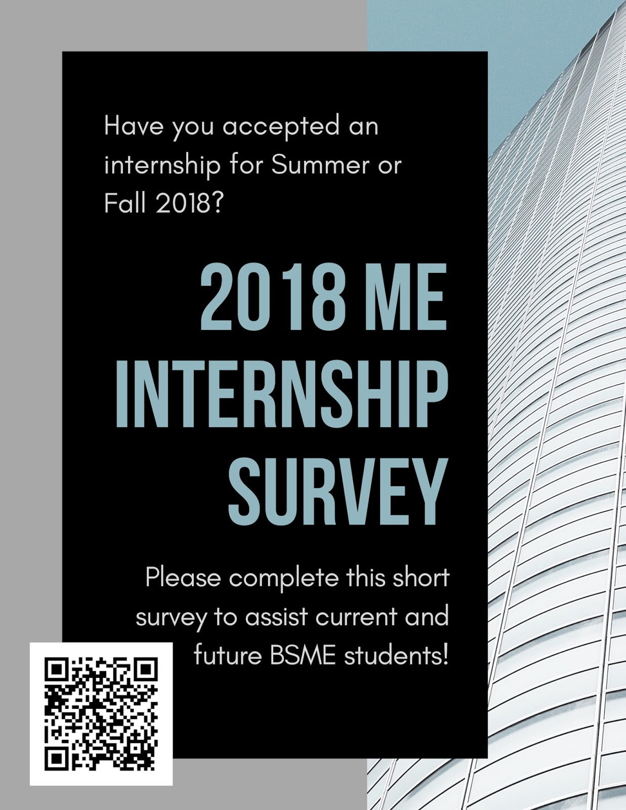 2018 ME Internship Survey – Undergraduate Blog