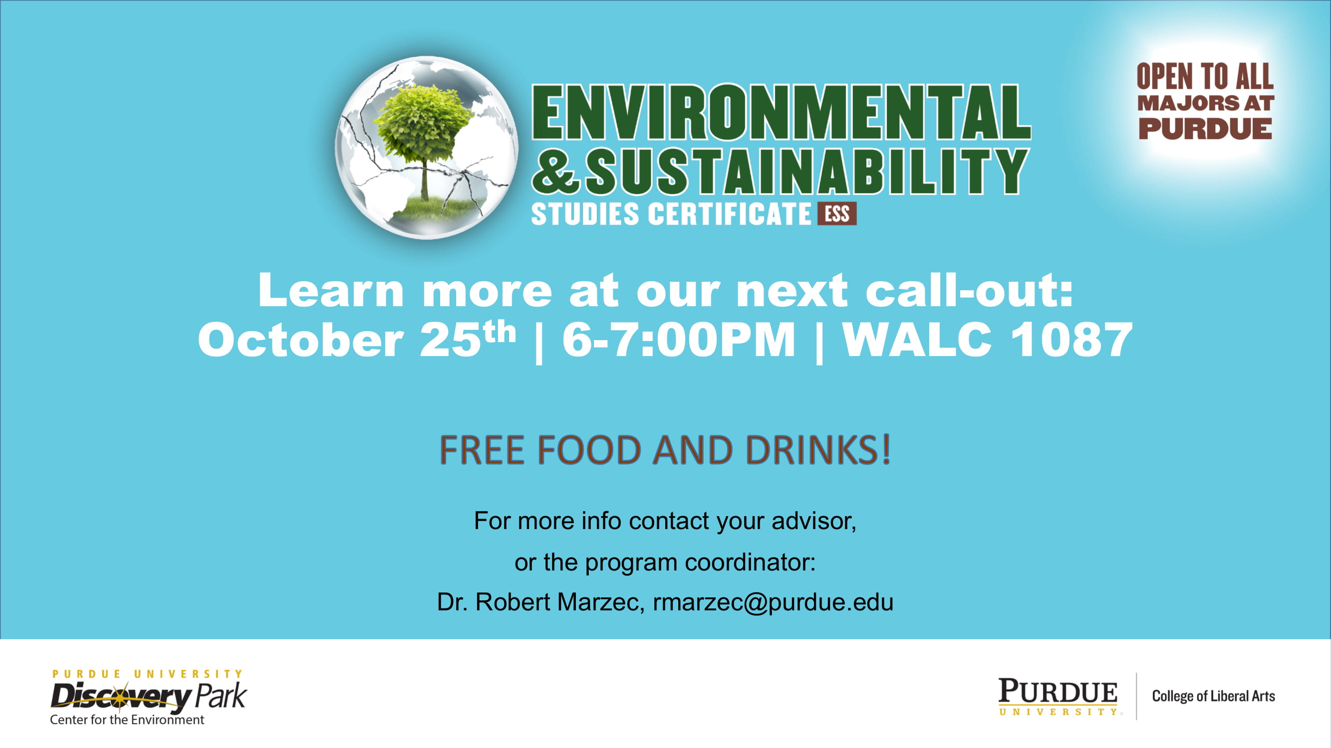 Environmental & Sustainability Studies Certificate – 10/25 ...