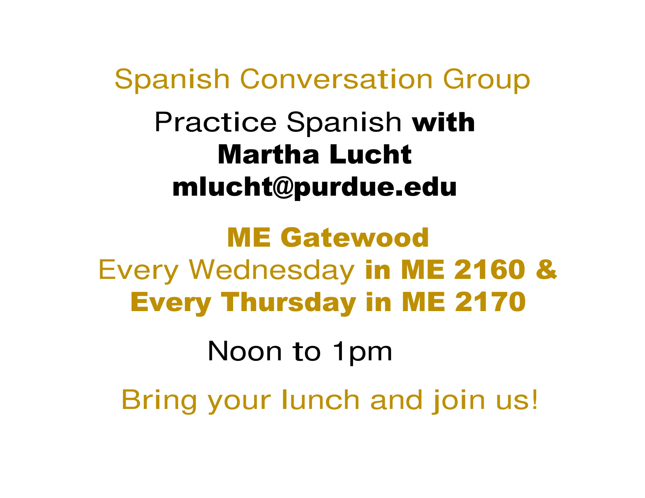 Spanish Conversation Group add Gatewood-1 – PurdueME.com