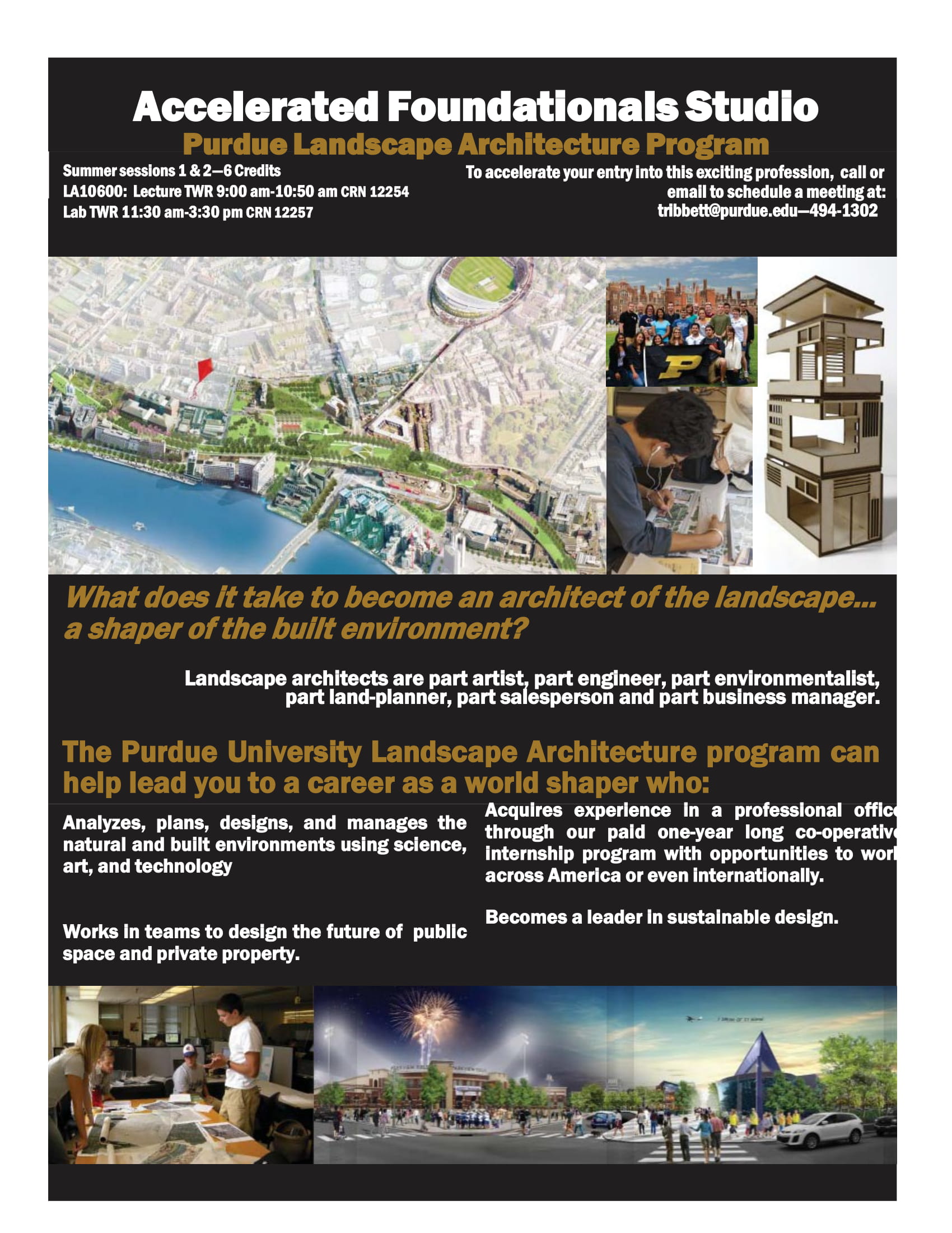 Purdue Landscape Architecture Program: Accelerated Foundationals Studio ...