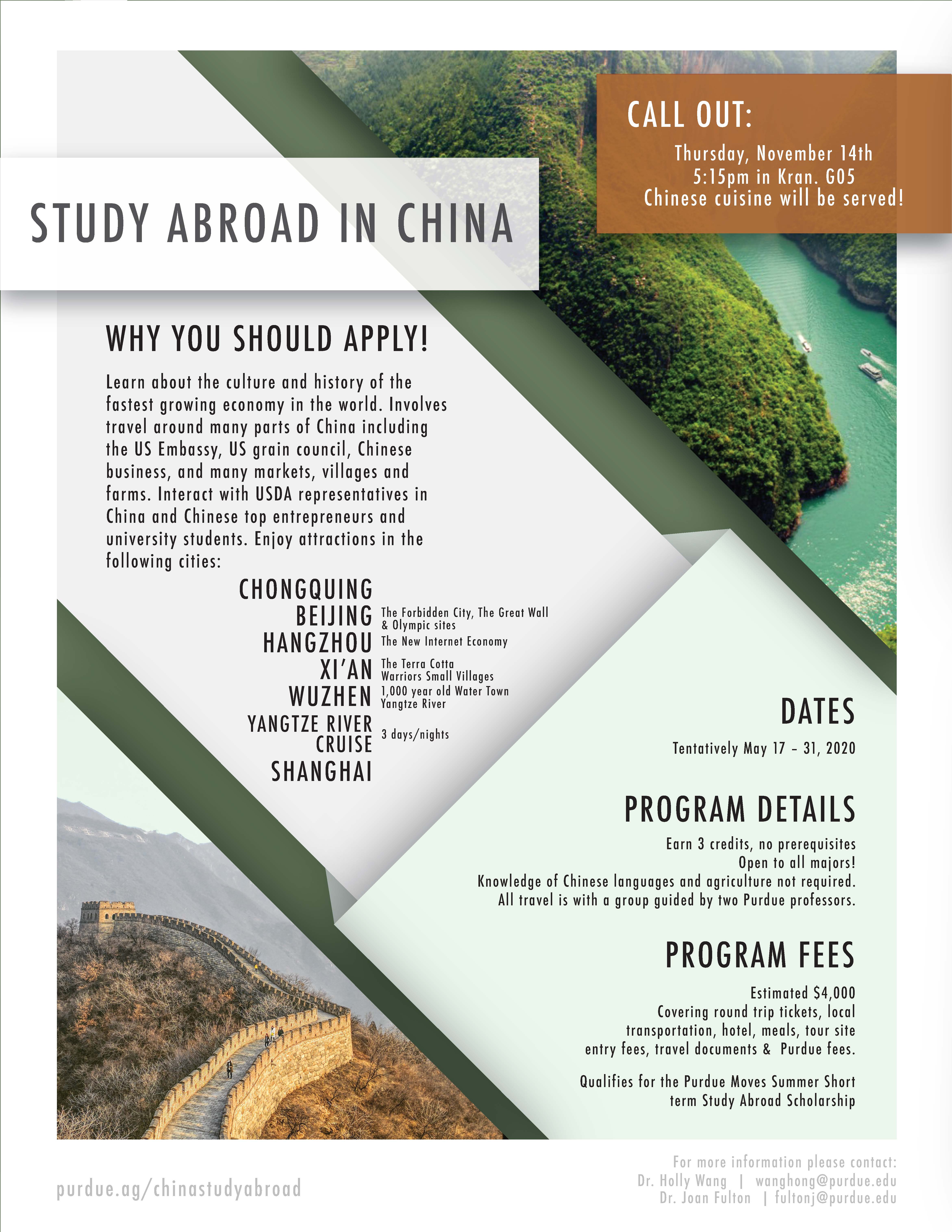 15-day Maysemester Study abroad in China – Undergraduate Blog