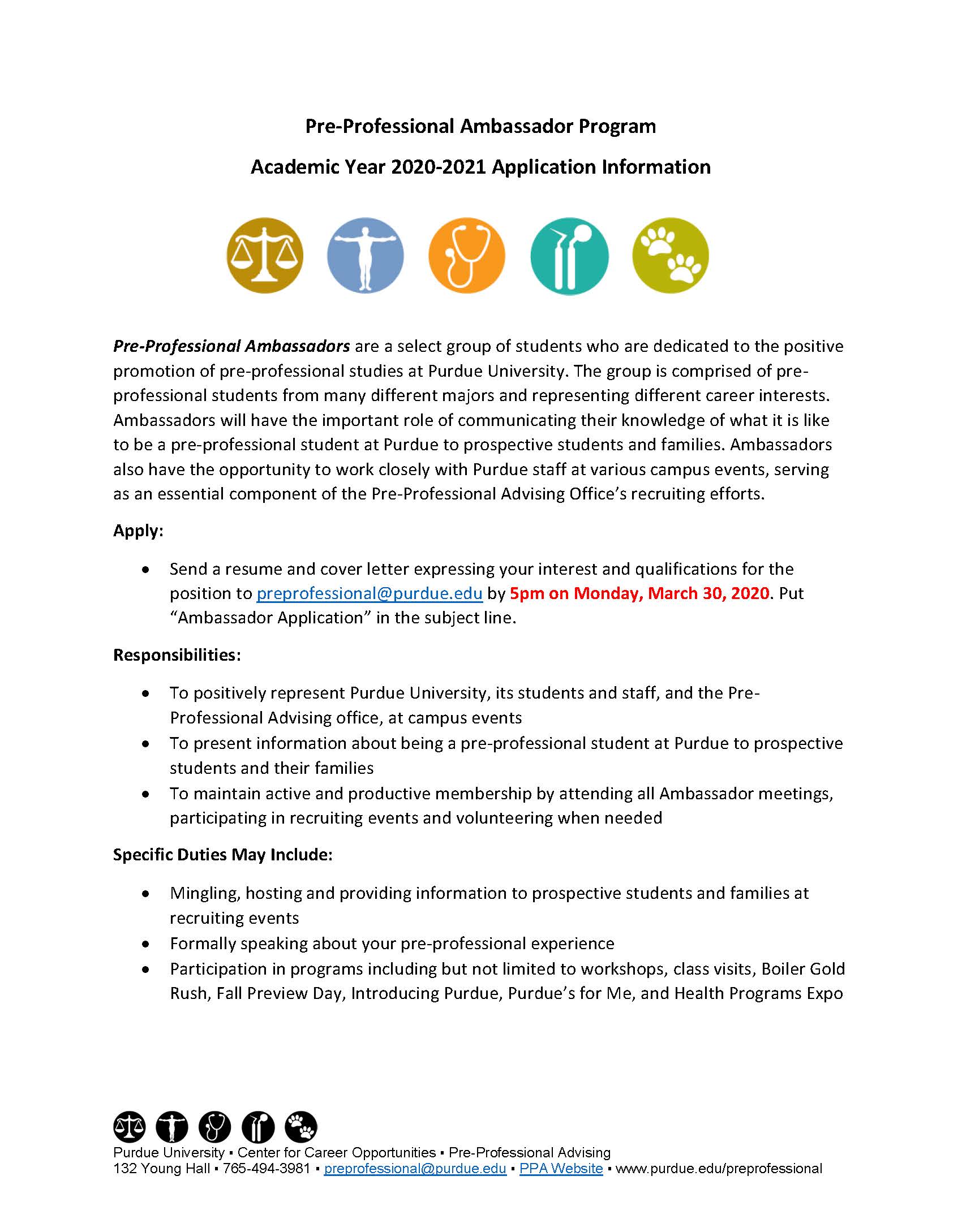 Pre-Professional Advising Ambassadors – Undergraduate Blog