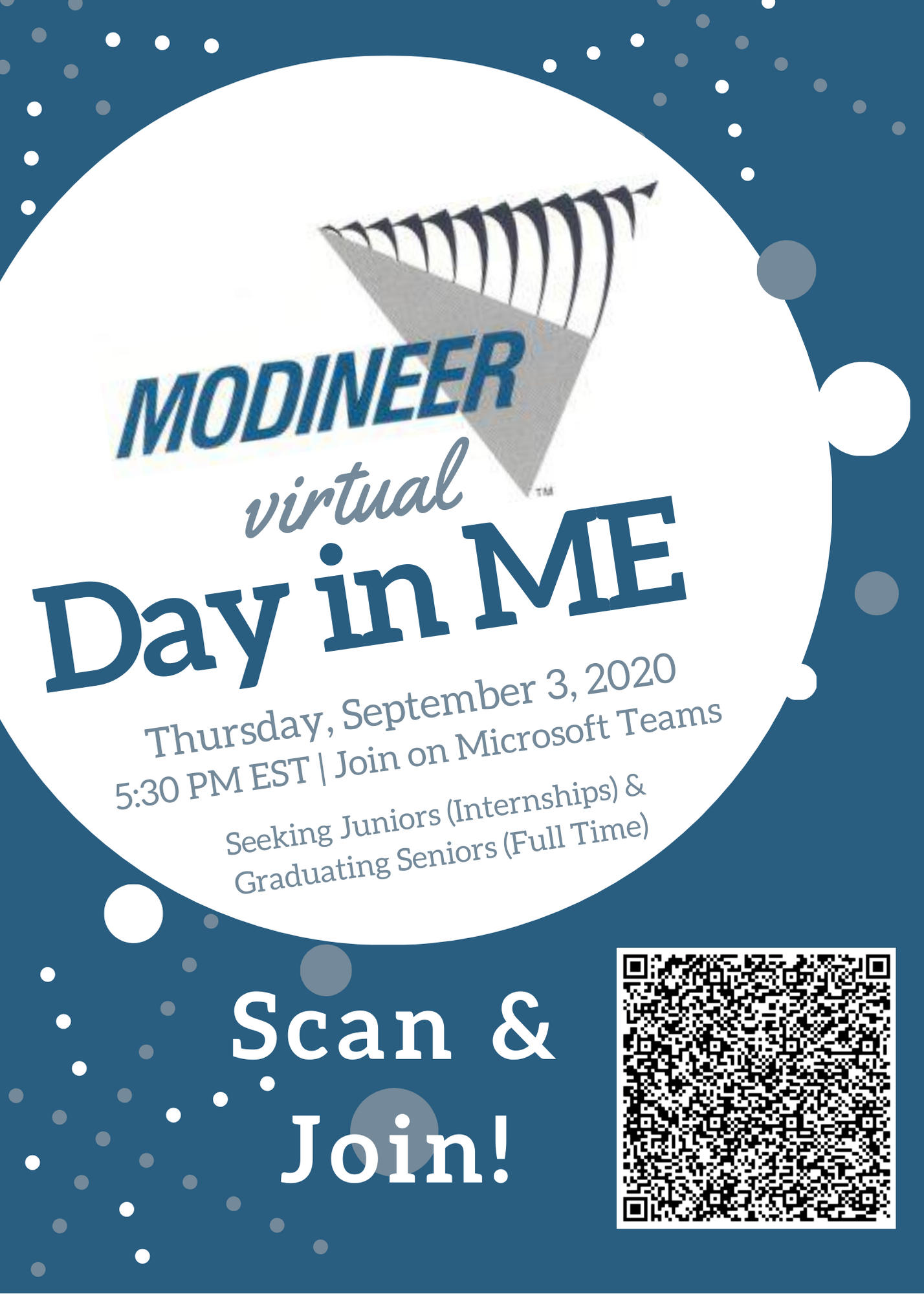 Modineer Virtual Day in ME – 9/3 – Undergraduate Blog