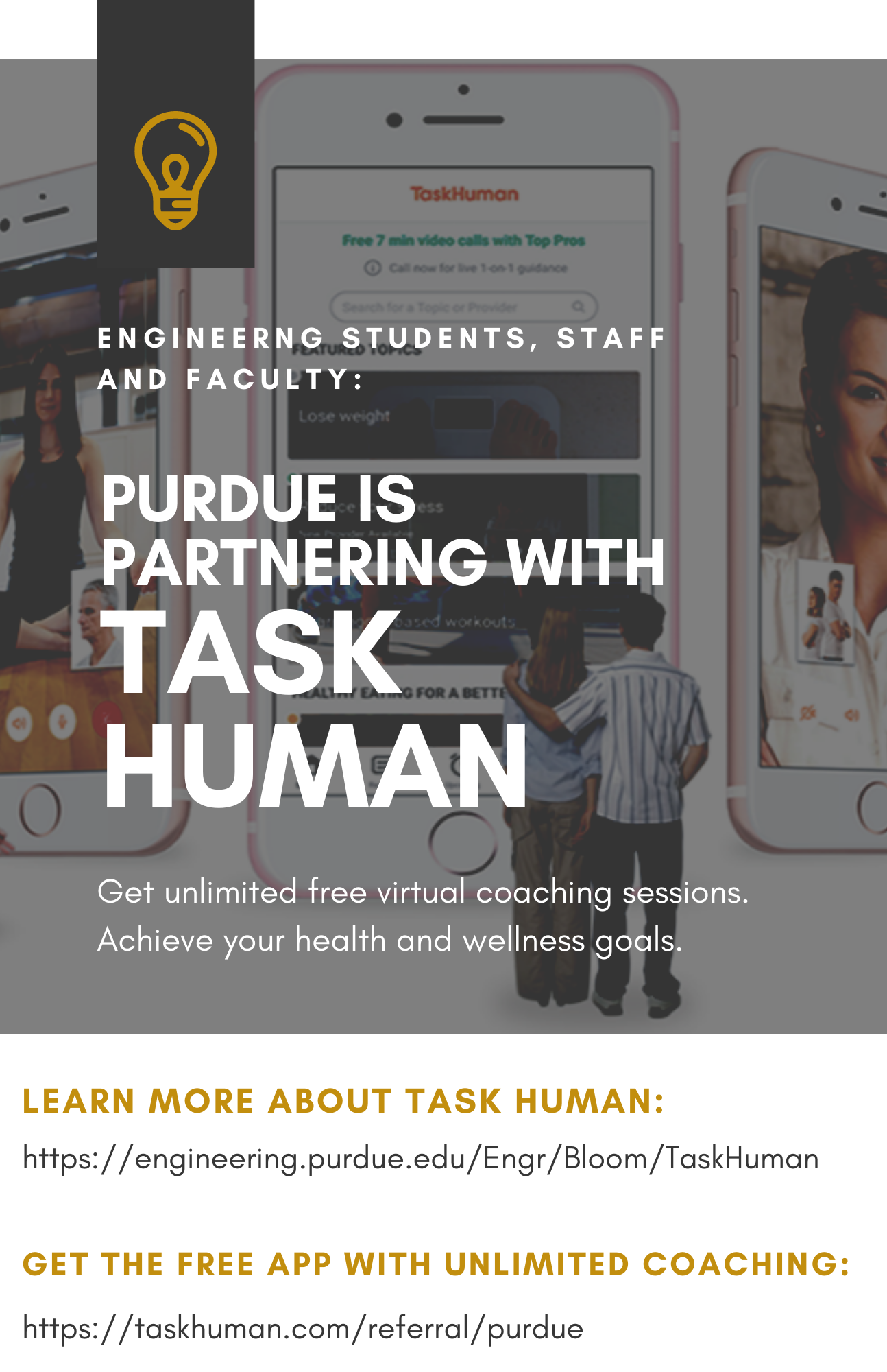 Task Human – Free Virtual Coaching Sessions – Undergraduate Blog