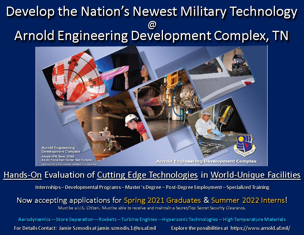 Arnold Engineering Development Complex accepting applications for ...
