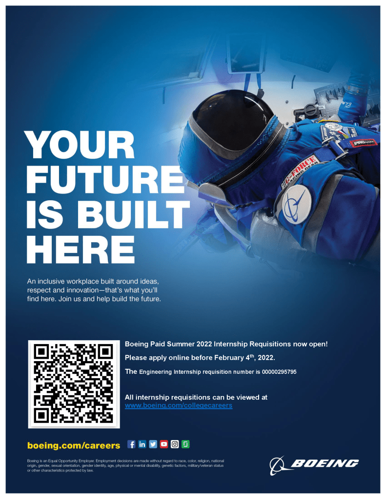 Boeing Paid Summer Internship Opportunity – Apply by February 4th ...