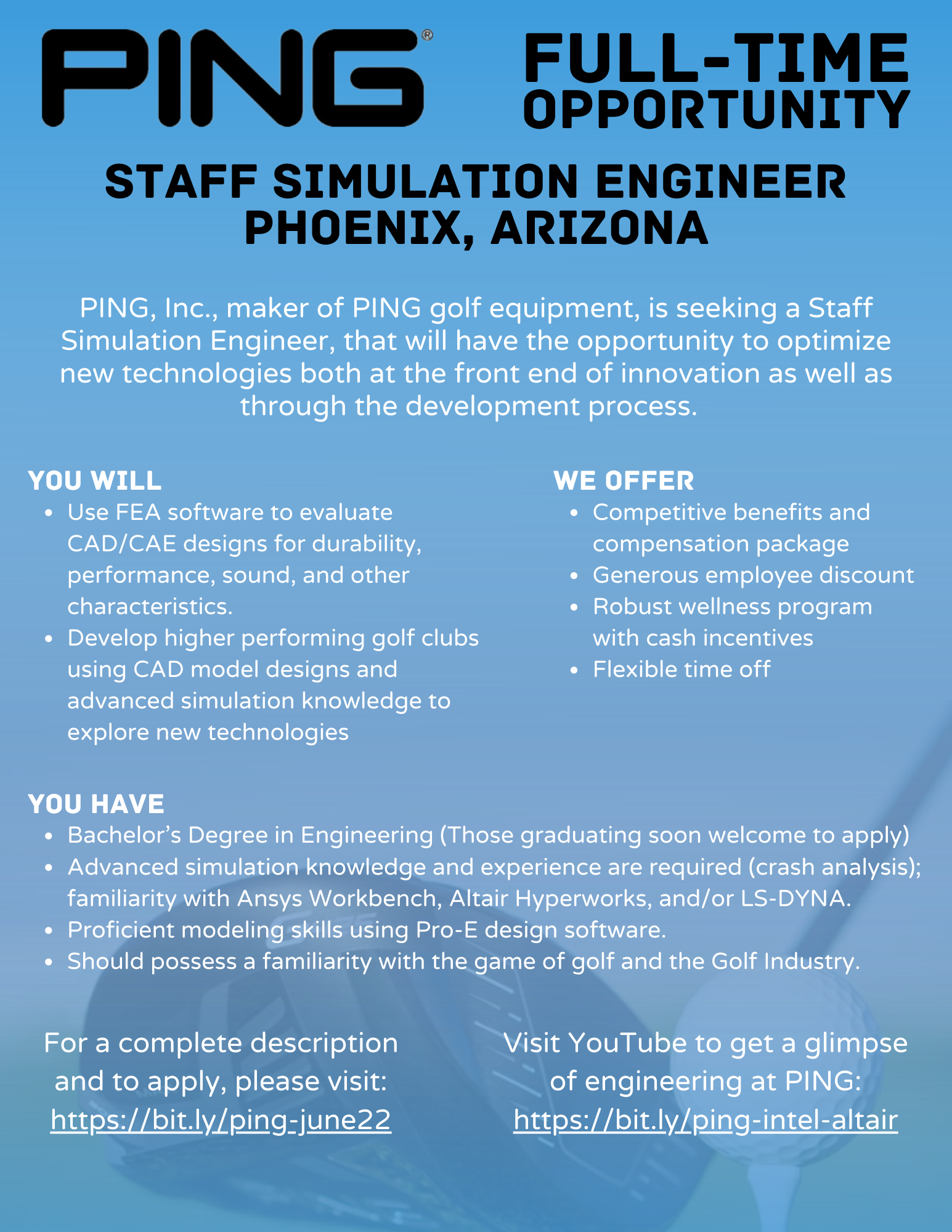 PING; Full-Time Opportunity – Undergraduate Blog