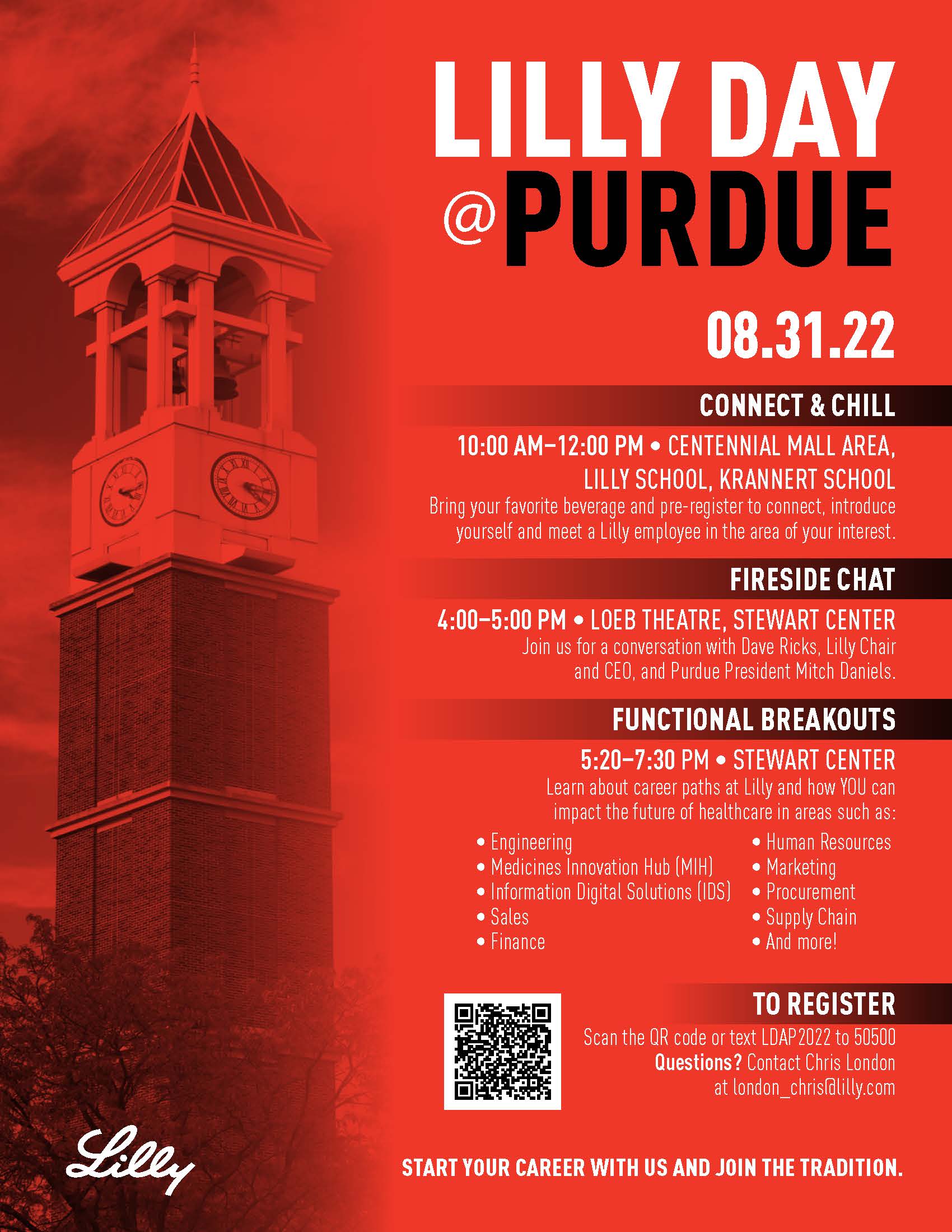 Lilly Day at Purdue – 8/31 – Undergraduate Blog