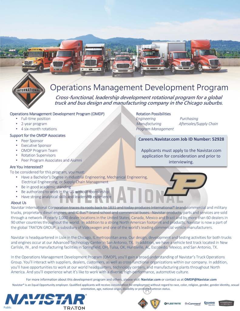 Operations Management Development Program – Undergraduate Blog