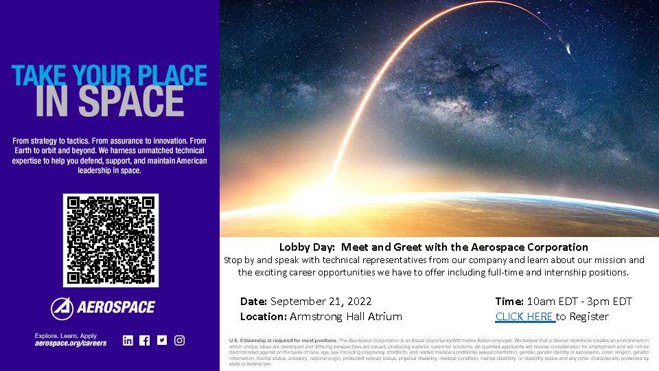 ECOM Aerospace Corp visit open to all engineering majors ...