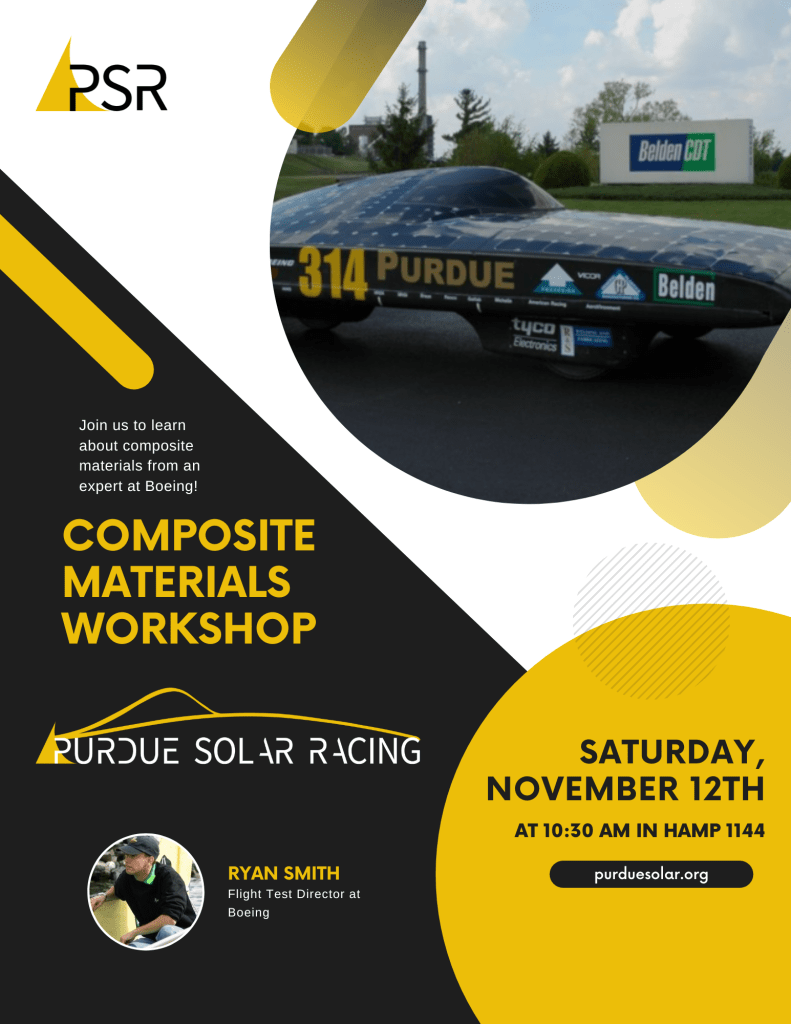 Purdue Solar Racing: Composite Materials Workshop – PurdueME.com