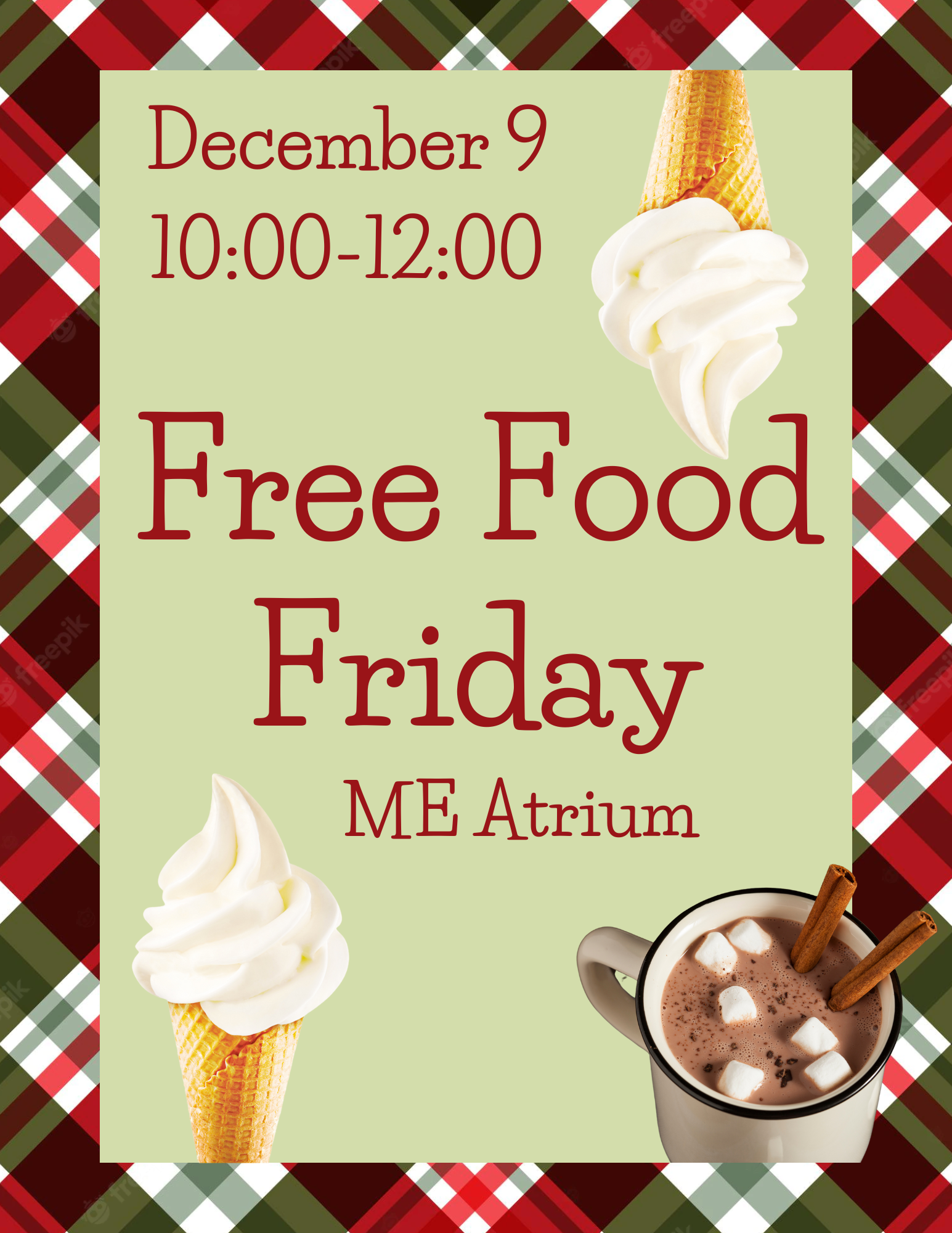 Free Food Friday – Hot Chocolate and Ice Cream 12.9.22 – Undergraduate Blog
