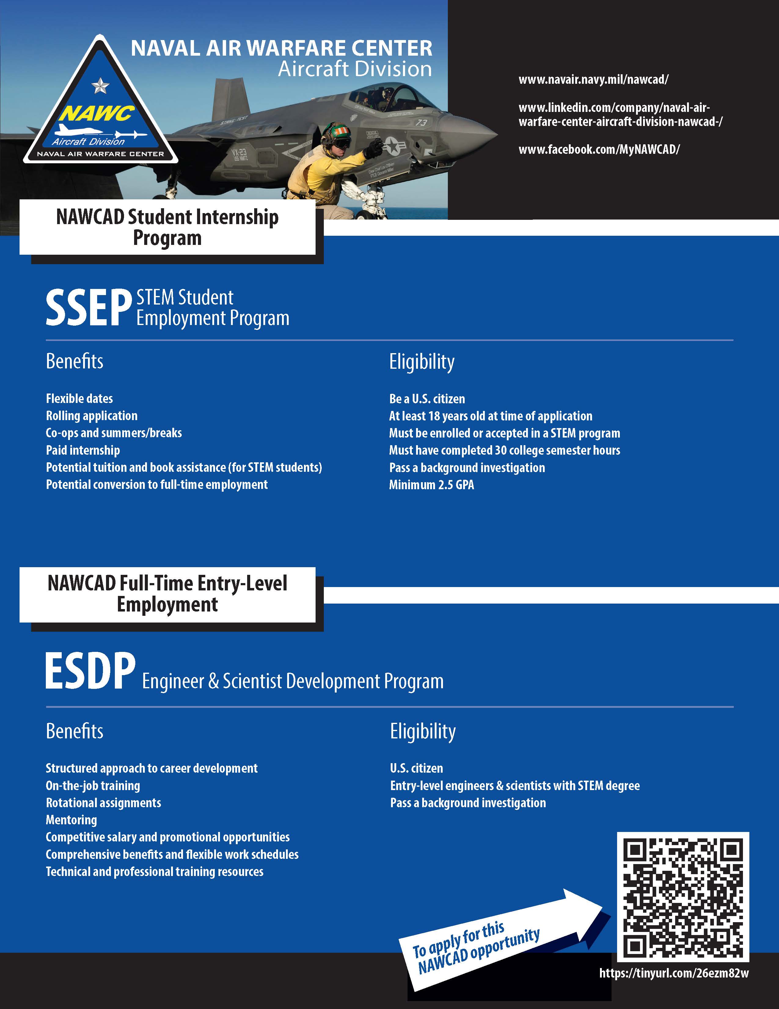Naval Air Warfare Center Aircraft Division Opportunities ...
