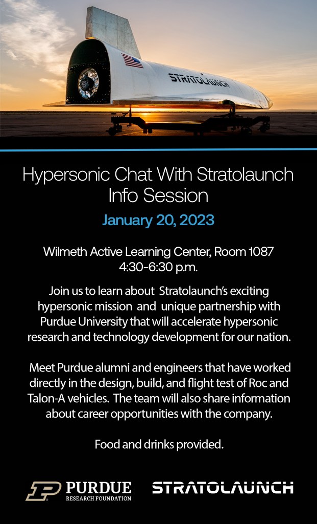 Hypersonic Chat with Stratolaunch Info Session – PurdueME.com