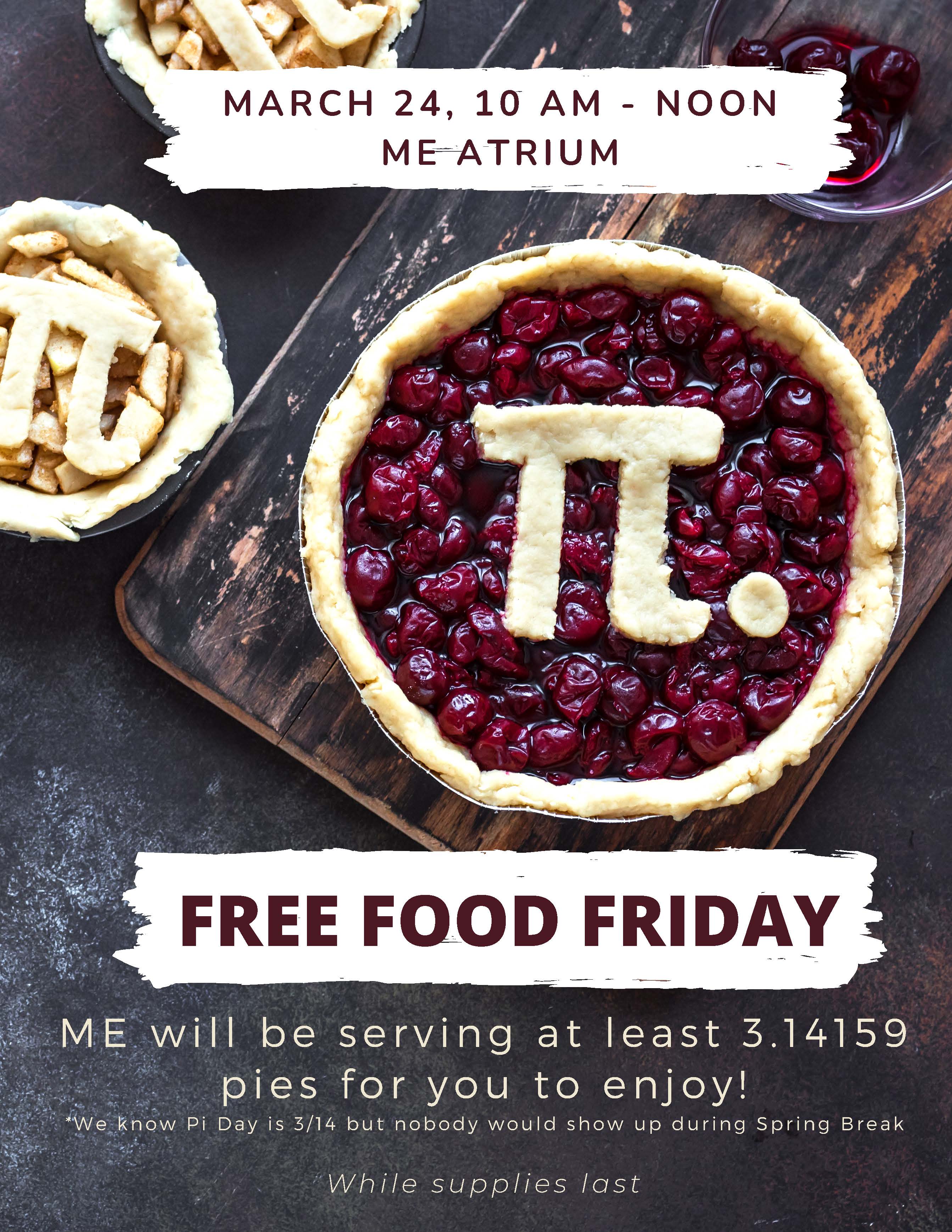 Free Food Friday! 3-24-23 – Undergraduate Blog