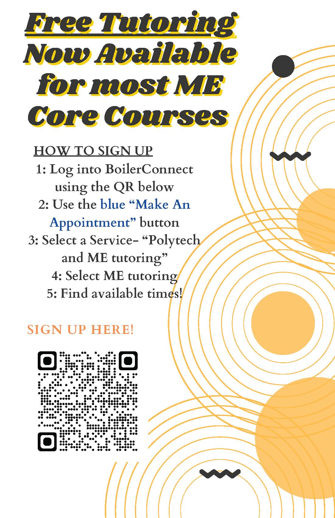 Free Tutoring for ME Core Courses – Undergraduate Blog