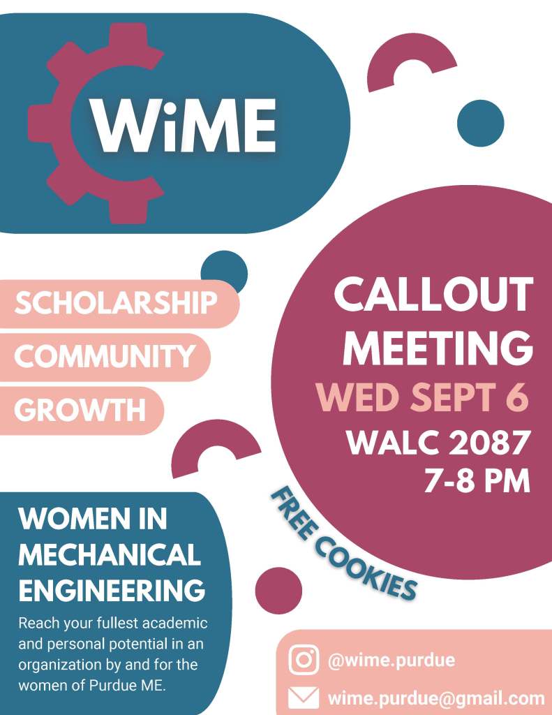 WiME Callouts – PurdueME.com