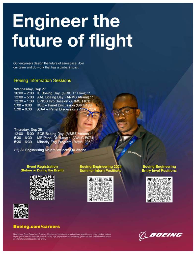 Boeing Information Sessions – PurdueME.com