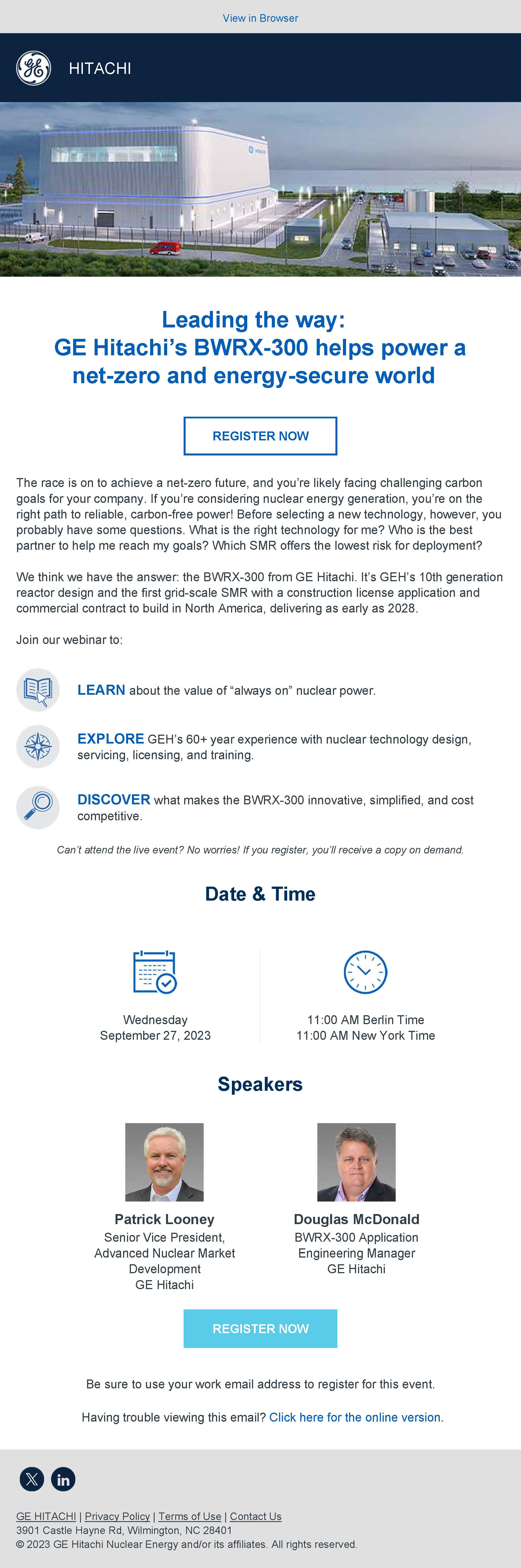 GE Hitachi Webinar September 27 – Undergraduate Blog