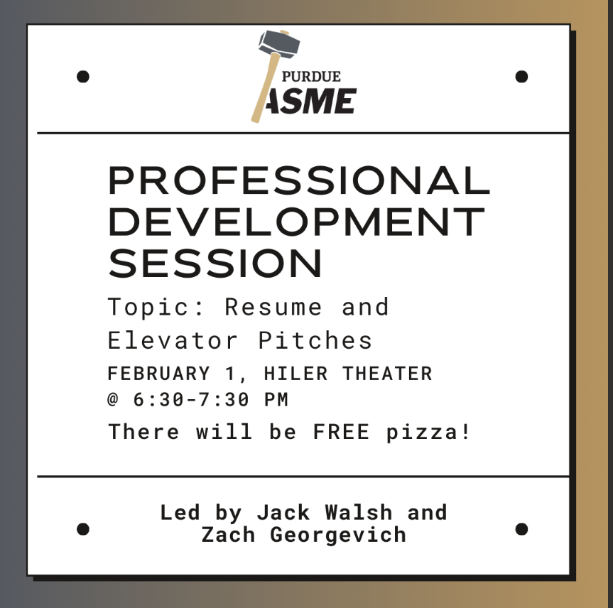 ASME Professional Development Session – PurdueME.com