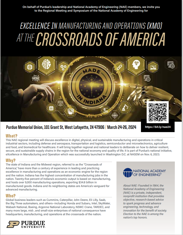 Excellence in Manufacturing and Operations – PurdueME.com