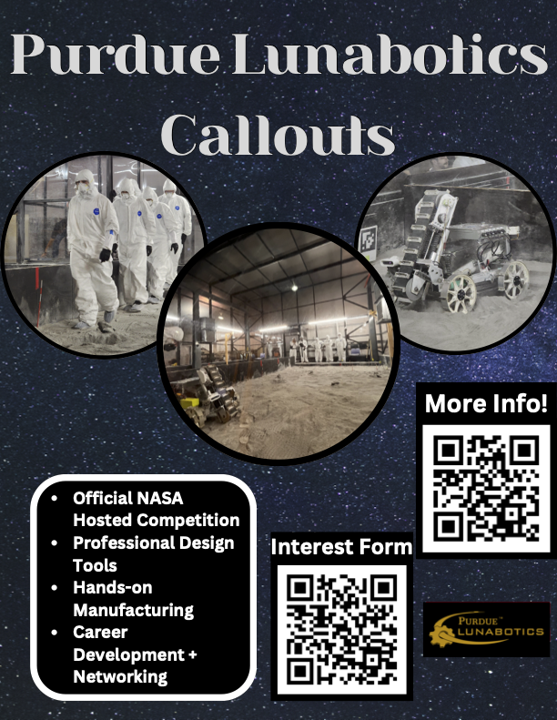 Purdue Lunabotics Callouts – PurdueME.com