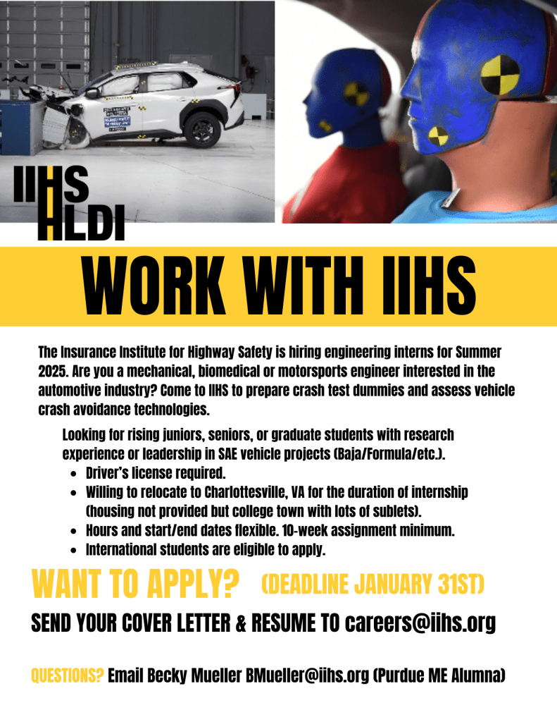 Iihs Internship Summer 2025 Purdueme