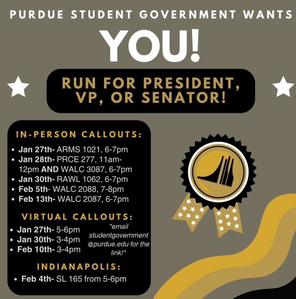 Purdue Student Government Callout – PurdueME.com